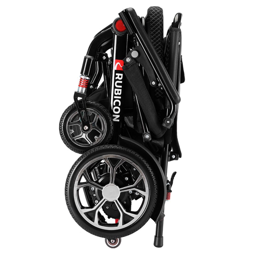 Rubicon DX07 - Ultra Lightweight, Foldable Electric Power Wheelchair w